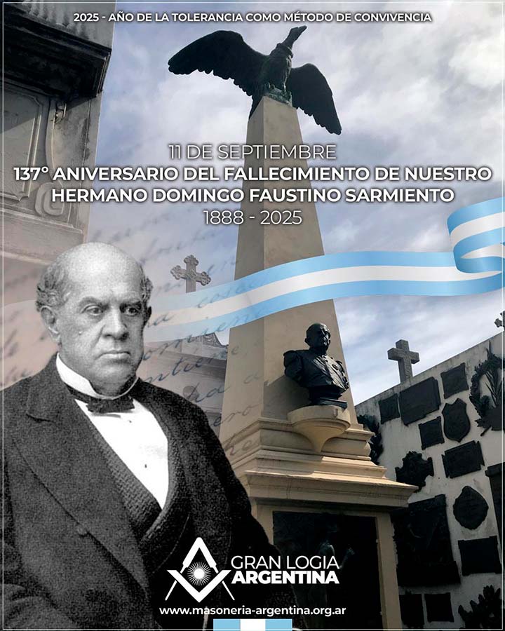 A 137 años del fallecimiento de Domingo Faustino Sarmiento – Gran Logia ...